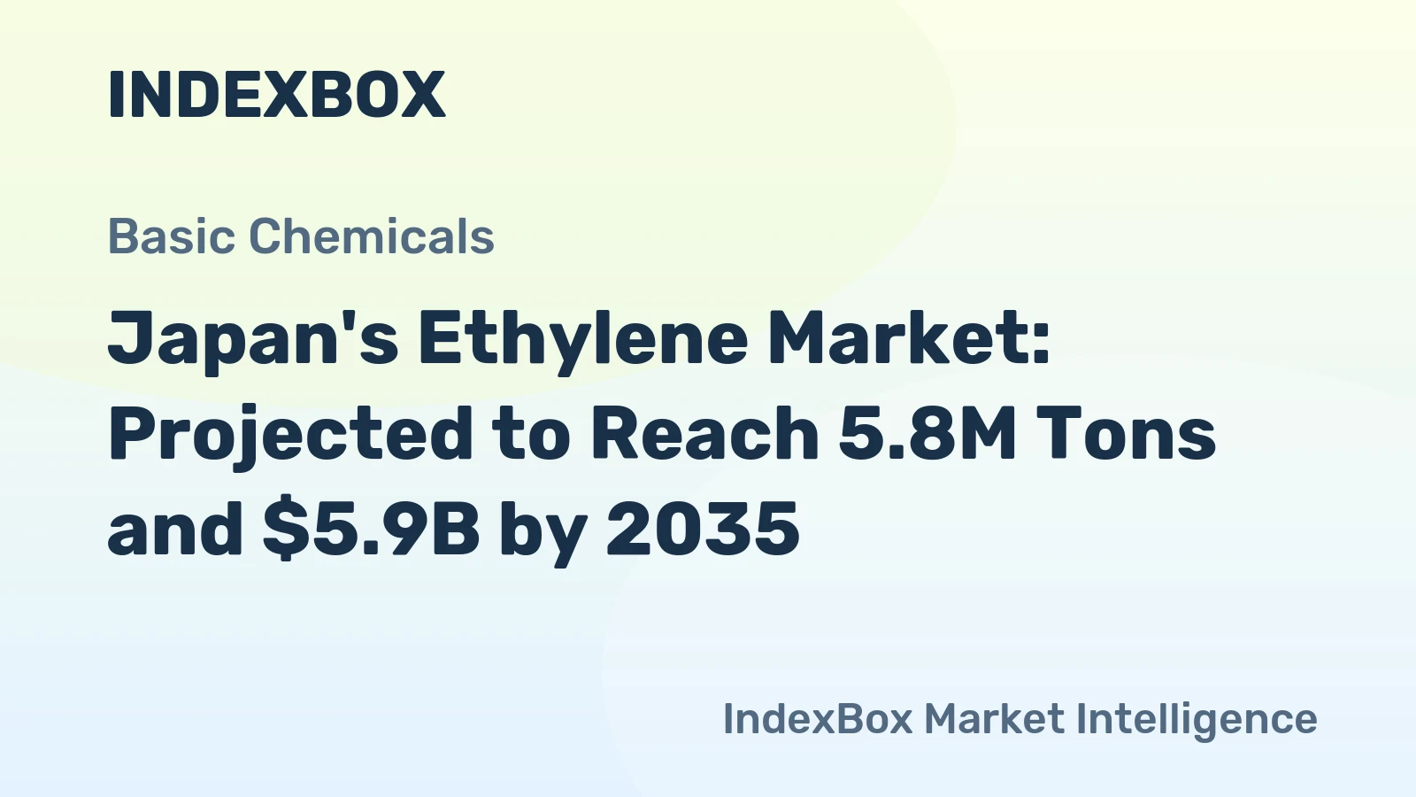 Japan's Ethylene Market: Projected to Reach 5.8M Tons and $5.9B by 2035