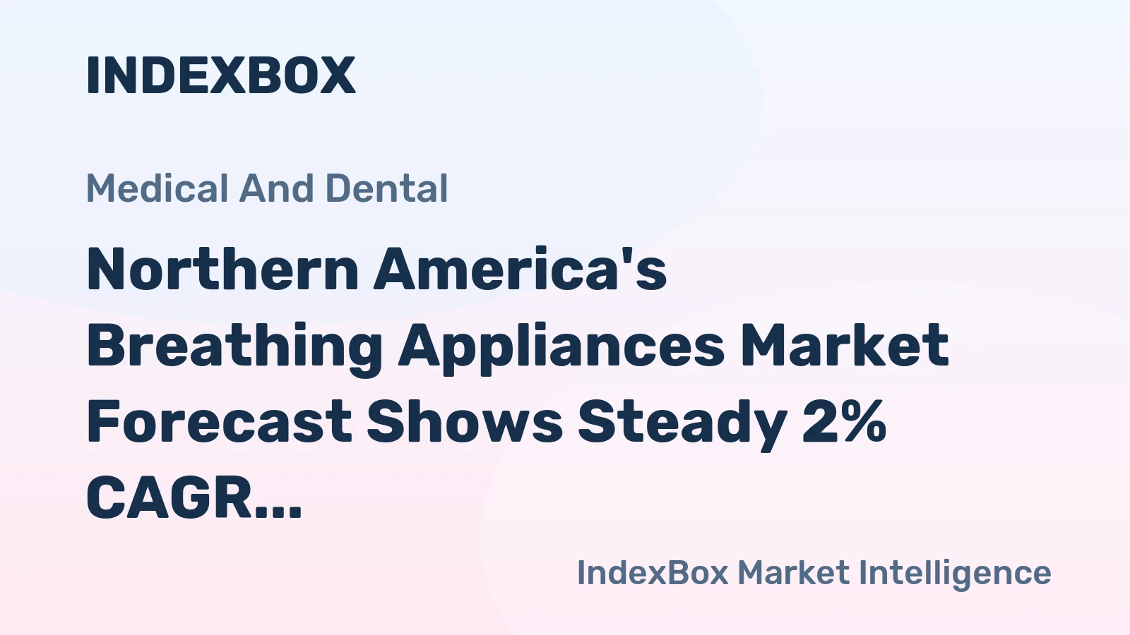 Northern America's Breathing Appliances Market Forecast Shows Steady 2% CAGR Growth Through 2035