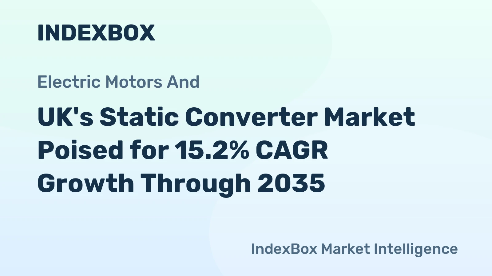 UK's Static Converter Market Poised for 15.2% CAGR Growth Through 2035