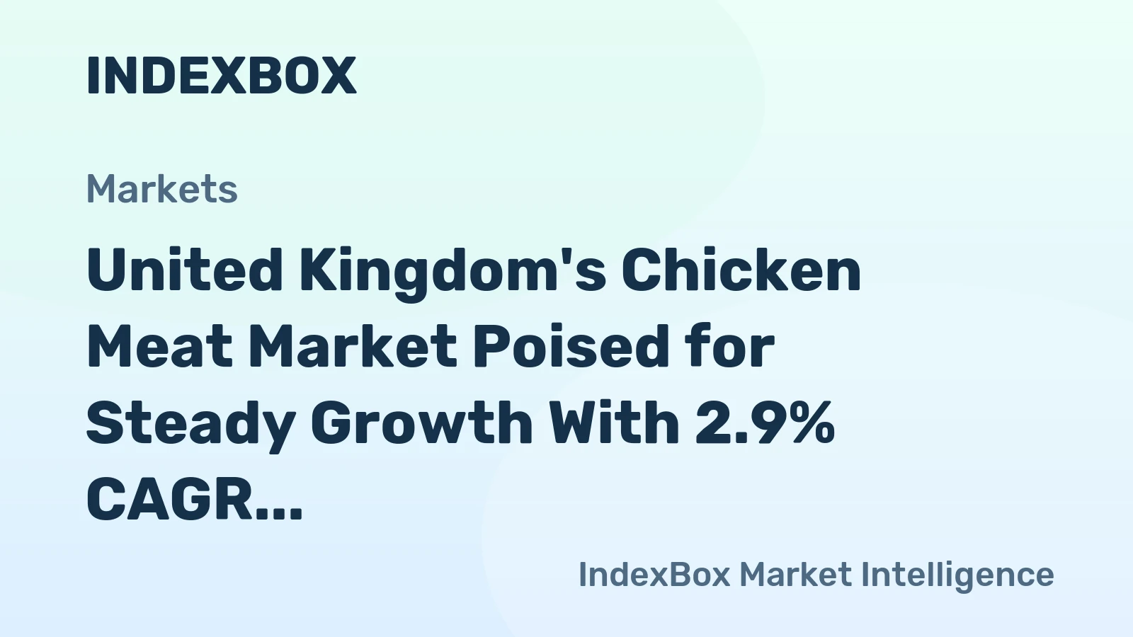 United Kingdom's Chicken Meat Market Poised for Steady Growth With 2.9% CAGR in Value Through 2035