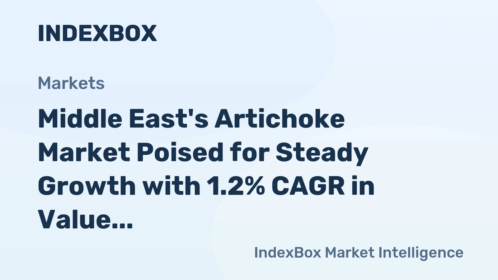 Middle East's Artichoke Market Poised for Steady Growth with 1.2% CAGR in Value Through 2035