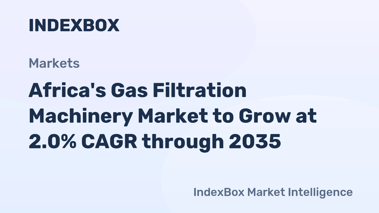Africa's Gas Filtration Machinery Market to Grow at 2.0% CAGR through 2035