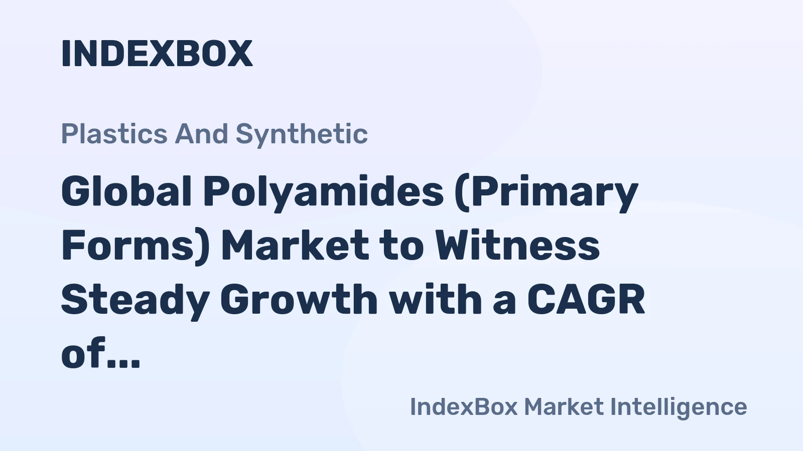 Global Polyamides (Primary Forms) Market to Witness Steady Growth with a CAGR of +1.3% from 2024 to 2035