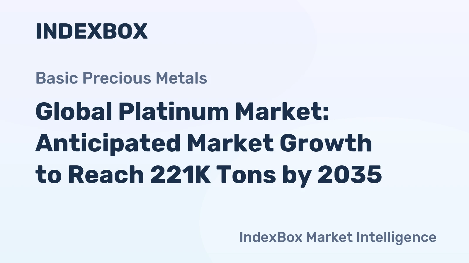 Global Platinum Market: Anticipated Market Growth to Reach 221K Tons by 2035