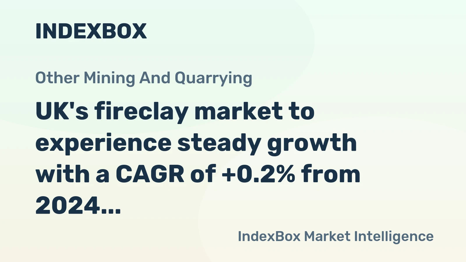 UK's fireclay market to experience steady growth with a CAGR of +0.2% from 2024 to 2035