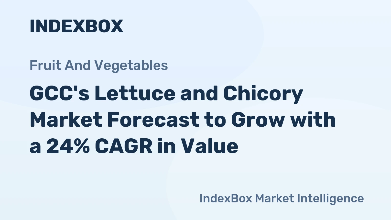 GCC's Lettuce and Chicory Market Forecast to Grow with a 24% CAGR in Value