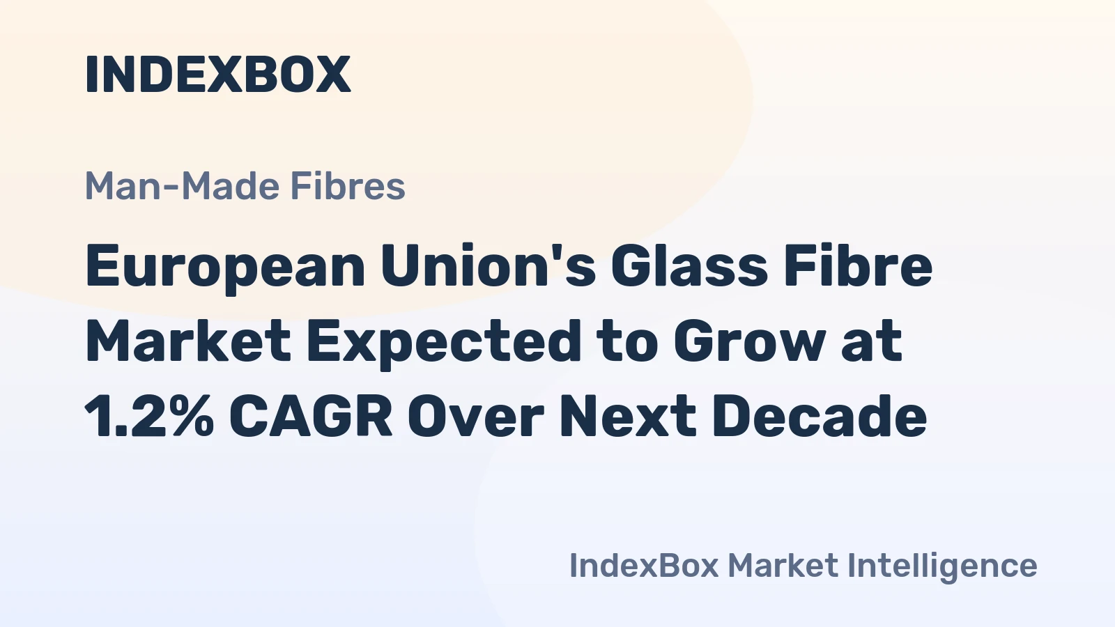 European Union's Glass Fibre Market Expected to Grow at 1.2% CAGR Over Next Decade