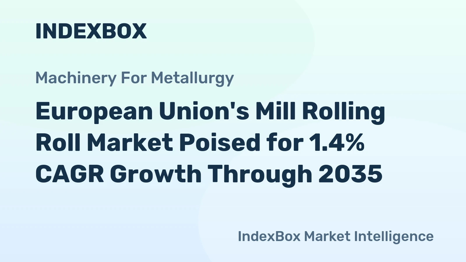 European Union's Mill Rolling Roll Market Poised for 1.4% CAGR Growth Through 2035
