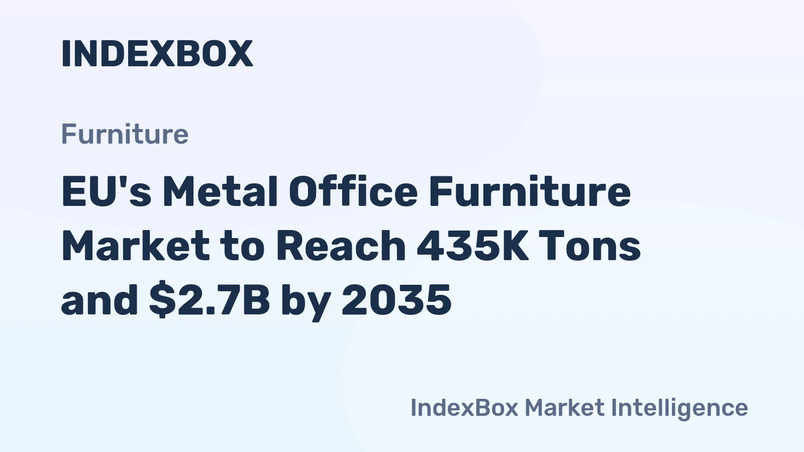 EU's Metal Office Furniture Market to Reach 435K Tons and $2.7B by 2035