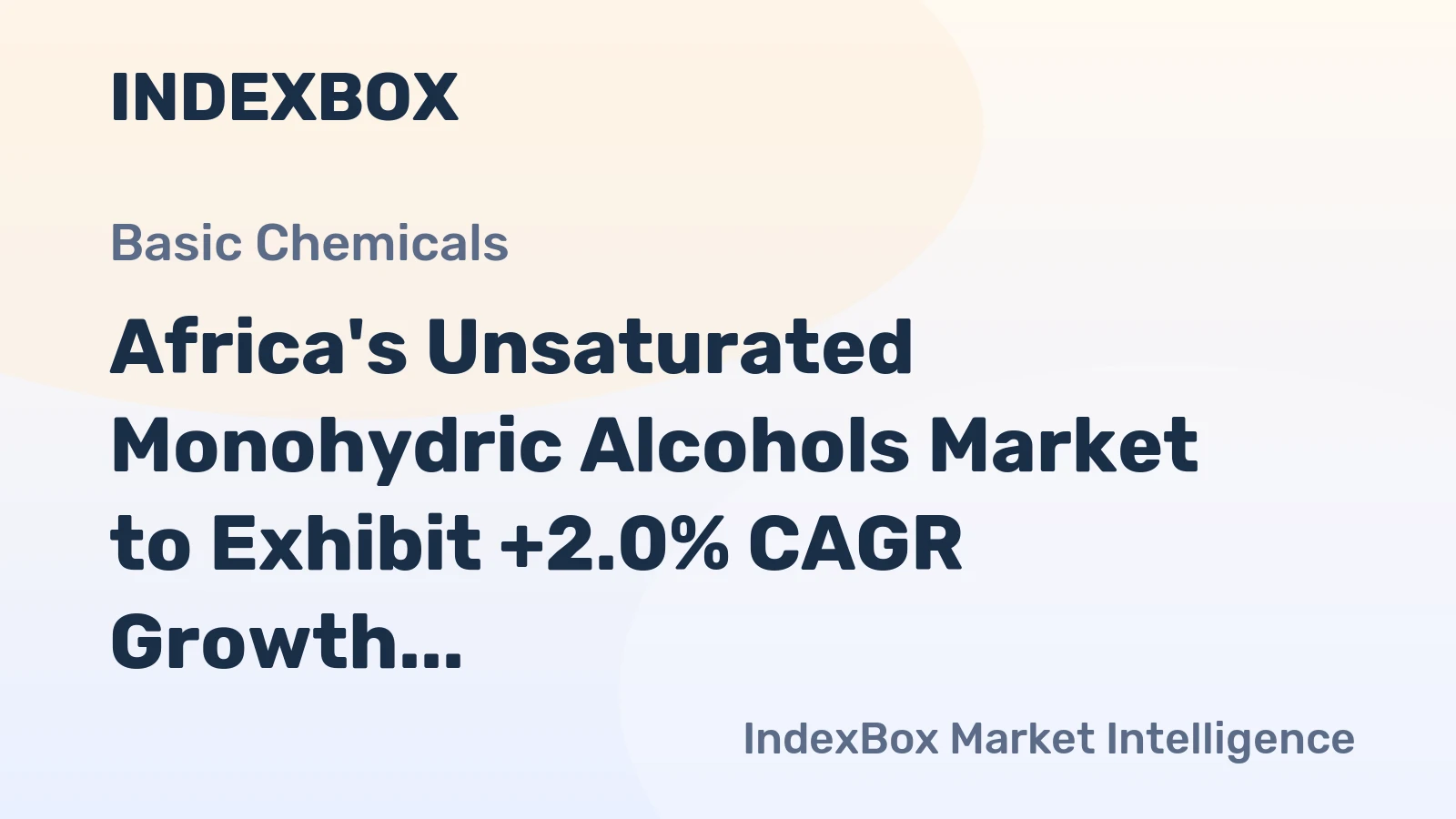 Africa's Unsaturated Monohydric Alcohols Market to Exhibit +2.0% CAGR Growth from 2024-2035, Projected to Reach $356M