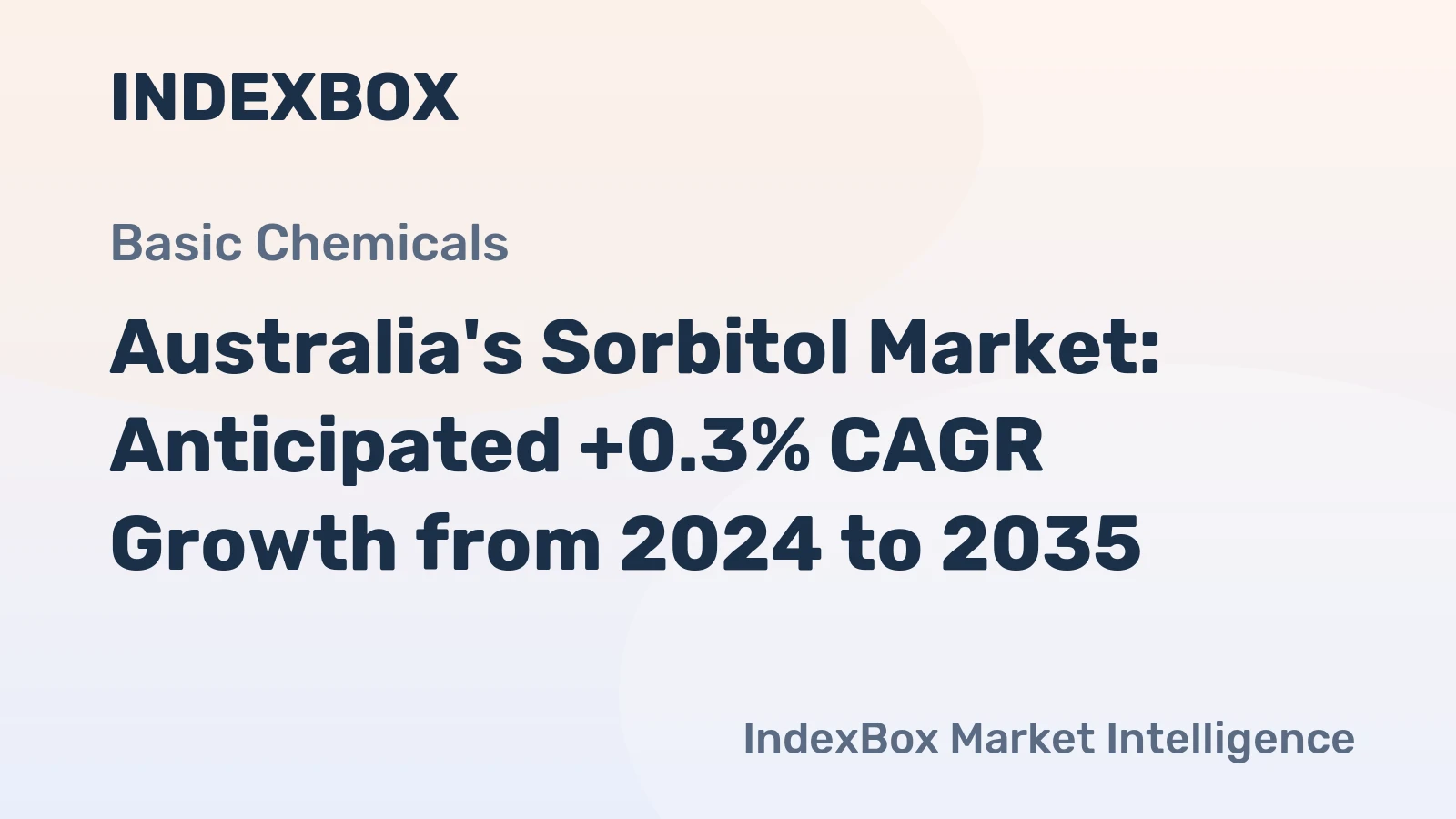 Australia's Sorbitol Market: Anticipated +0.3% CAGR Growth from 2024 to 2035