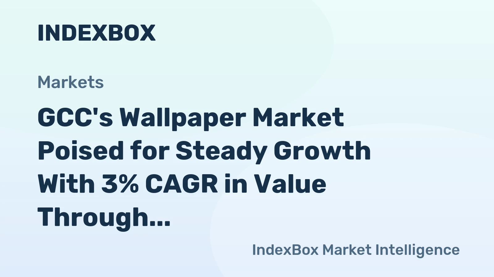 GCC's Wallpaper Market Poised for Steady Growth With 3% CAGR in Value Through 2035