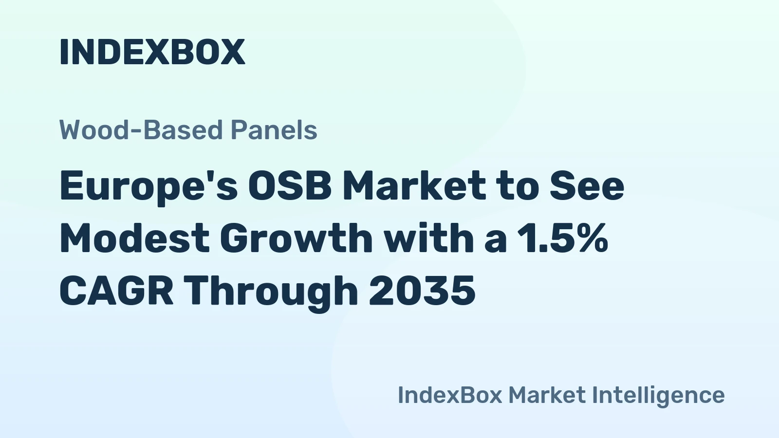 Europe's OSB Market to See Modest Growth with a 1.5% CAGR Through 2035