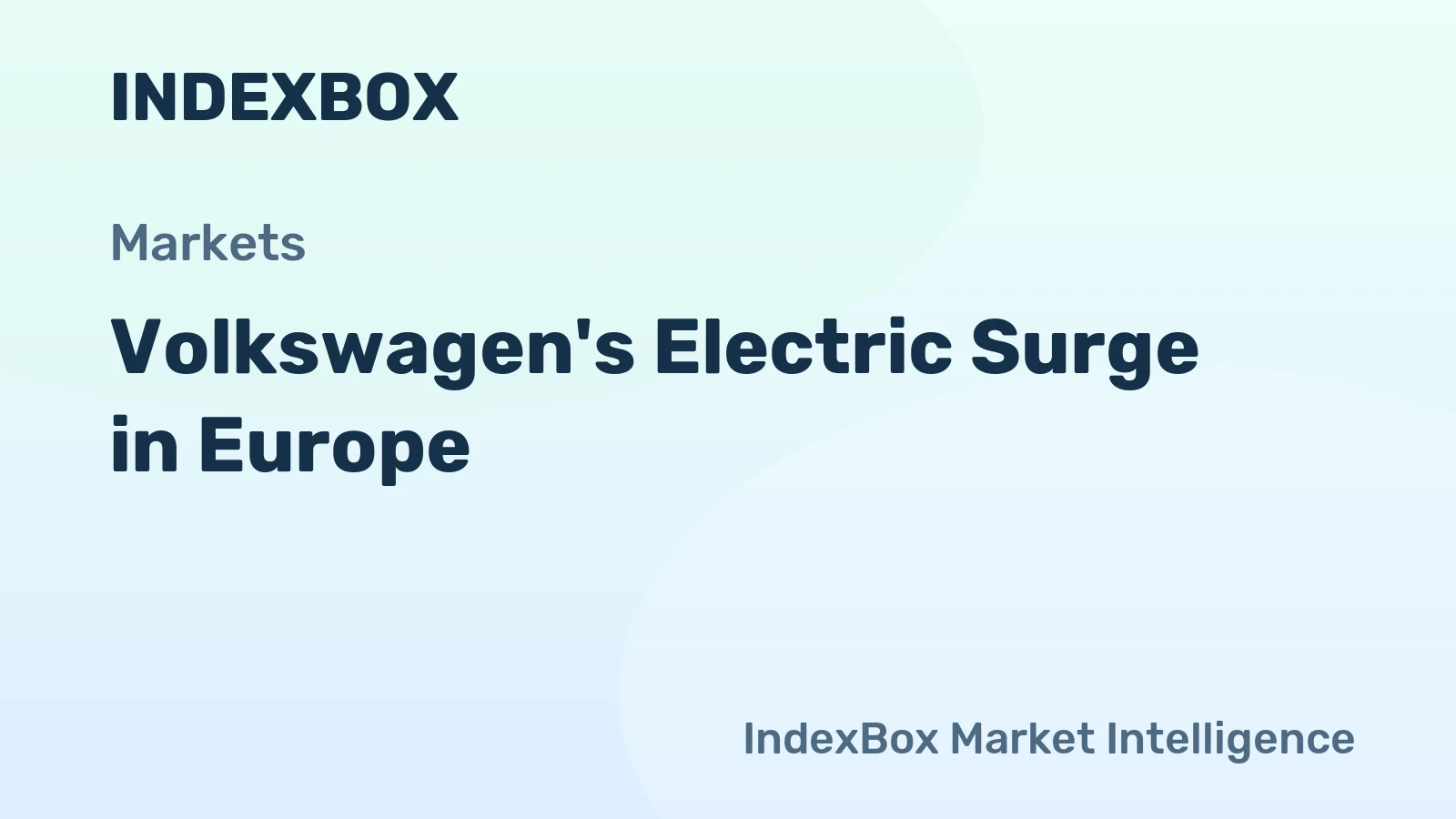 Volkswagen's Electric Surge in Europe