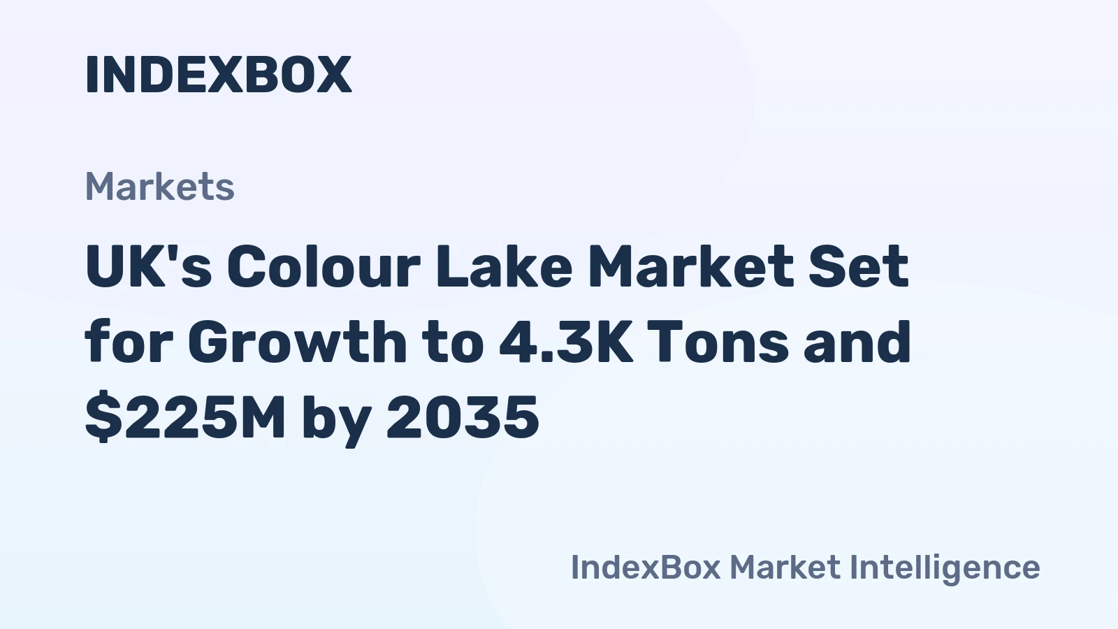 UK's Colour Lake Market Set for Growth to 4.3K Tons and $225M by 2035