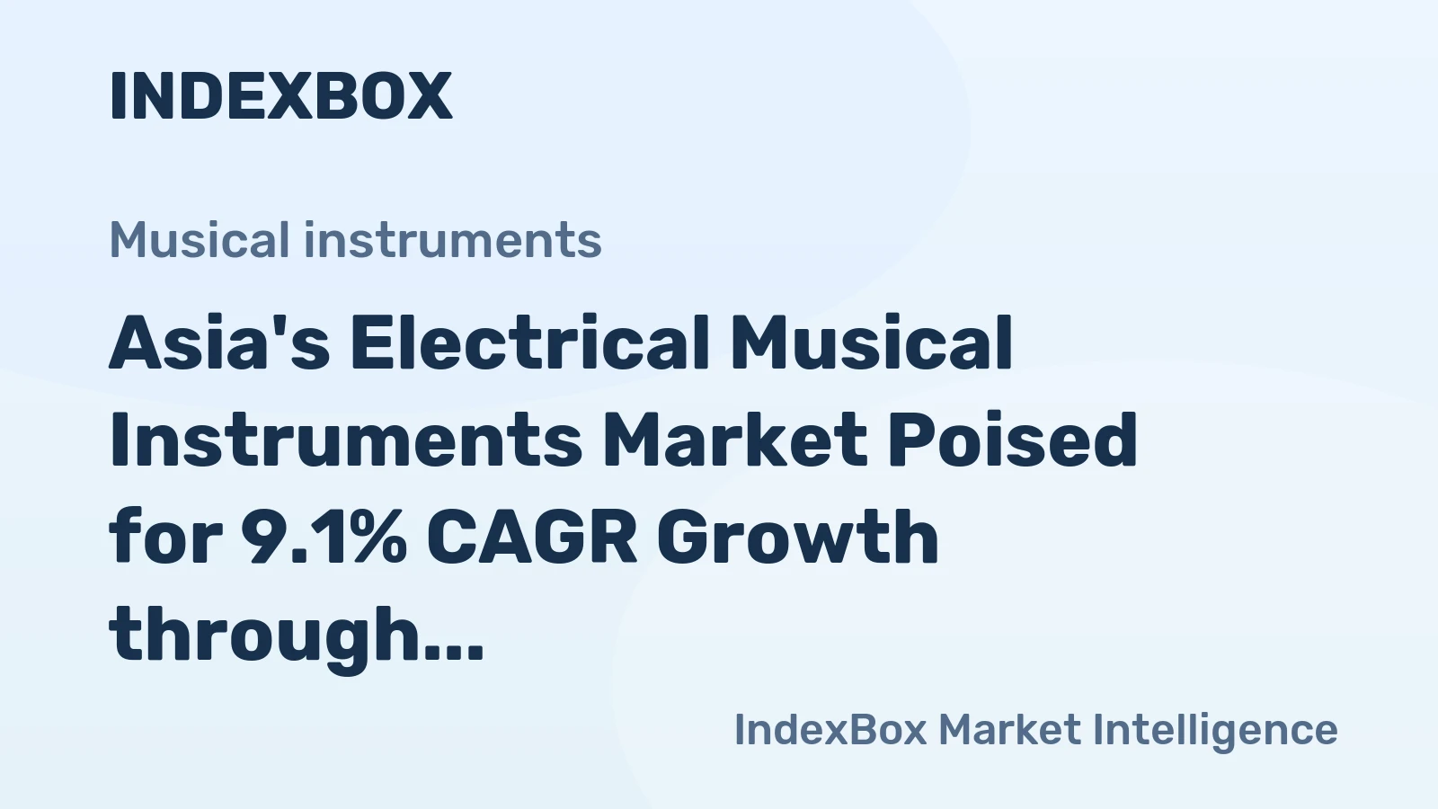 Asia's Electrical Musical Instruments Market Poised for 9.1% CAGR Growth through 2035