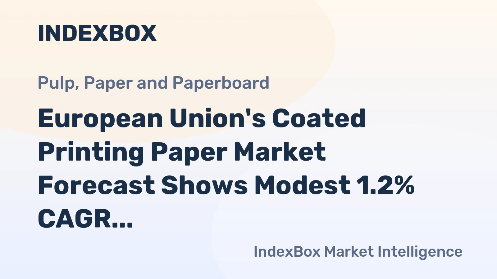 European Union's Coated Printing Paper Market Forecast Shows Modest 1.2% CAGR Growth Through 2035