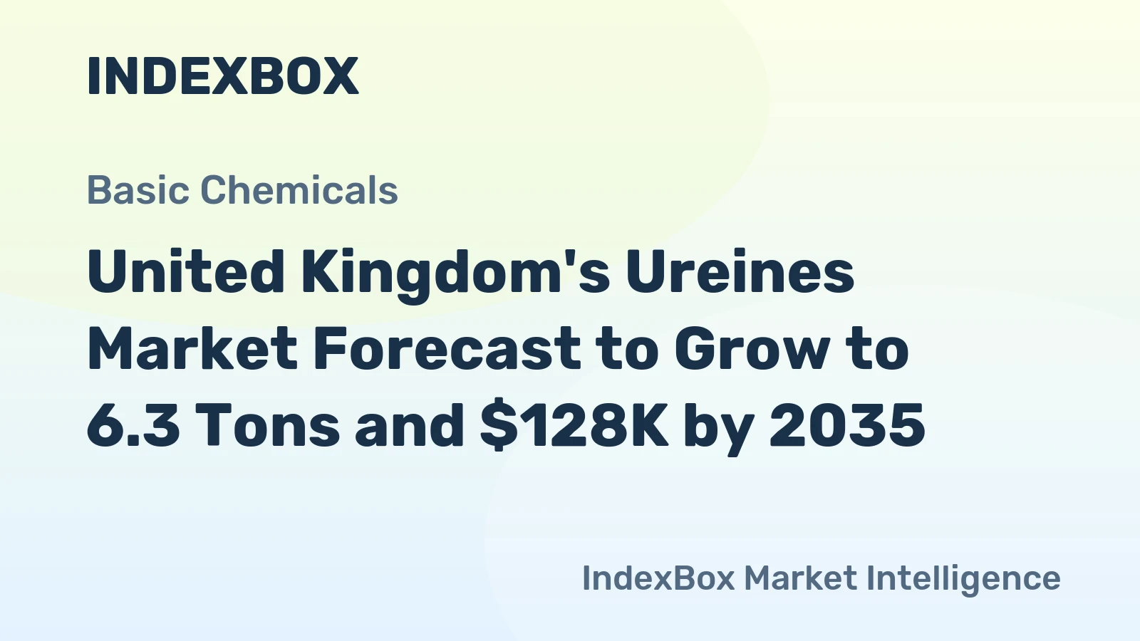 United Kingdom's Ureines Market Forecast to Grow to 6.3 Tons and $128K by 2035
