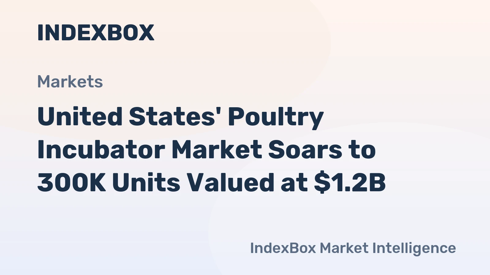 United States' Poultry Incubator Market Soars to 300K Units Valued at $1.2B