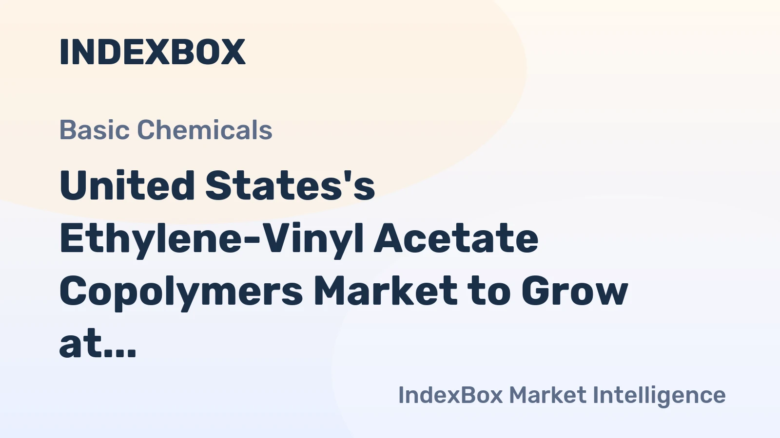 United States's Ethylene-Vinyl Acetate Copolymers Market to Grow at 0.2% CAGR, Reaching 355K Tons by 2035