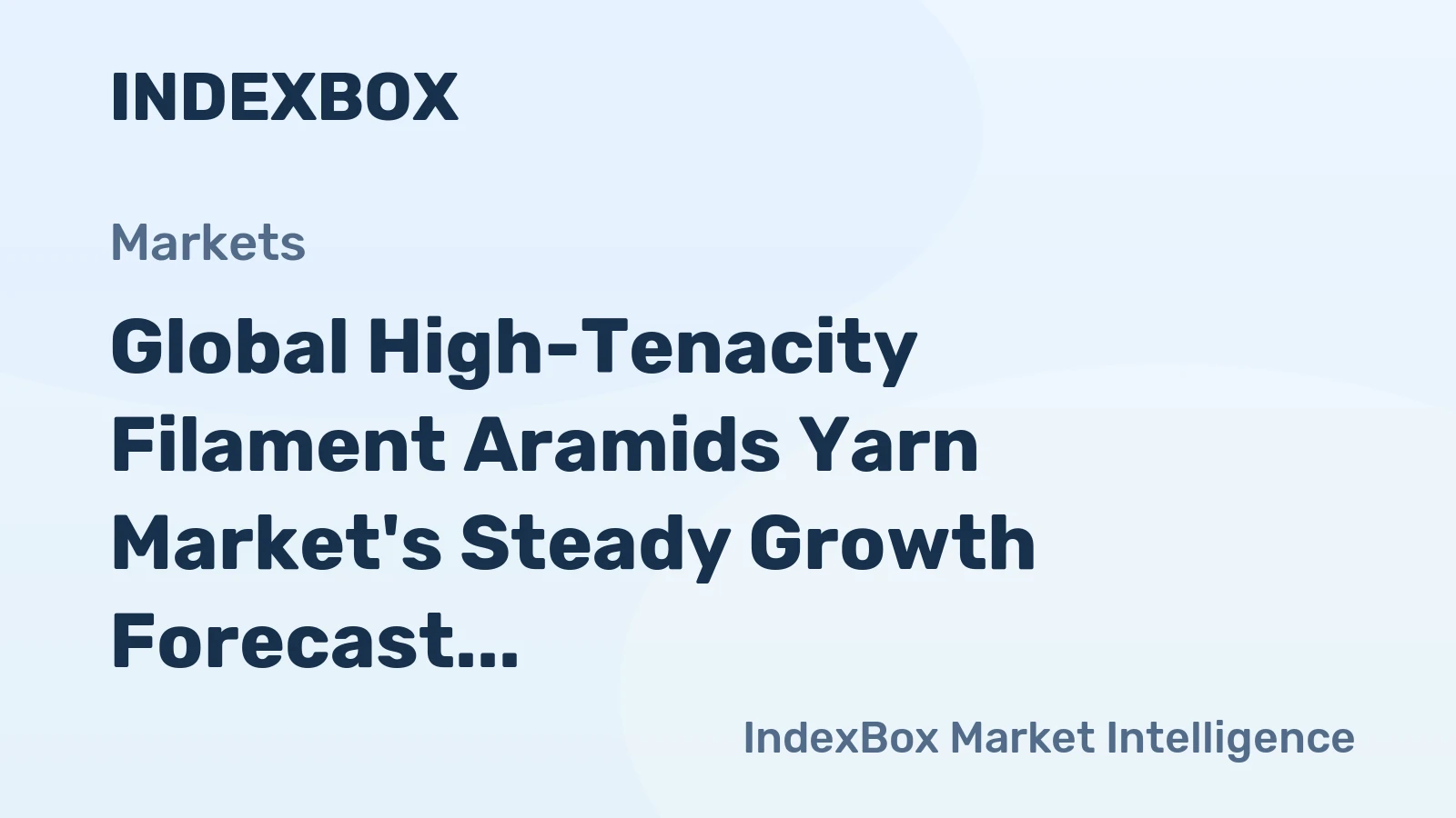 Global High-Tenacity Filament Aramids Yarn Market's Steady Growth Forecast at 24% CAGR Through 2035