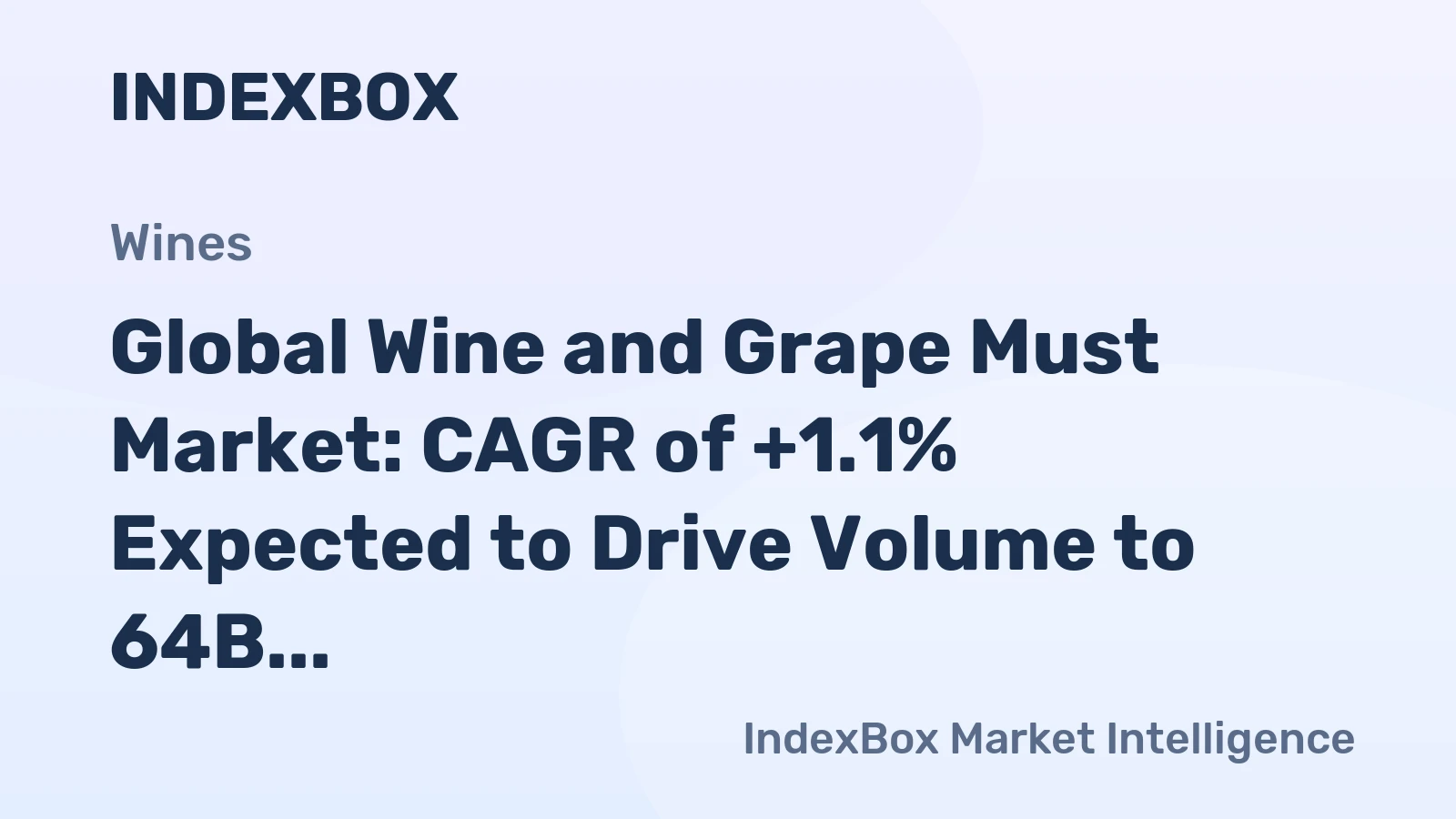 Global Wine and Grape Must Market: CAGR of +1.1% Expected to Drive Volume to 64B Litres by 2035