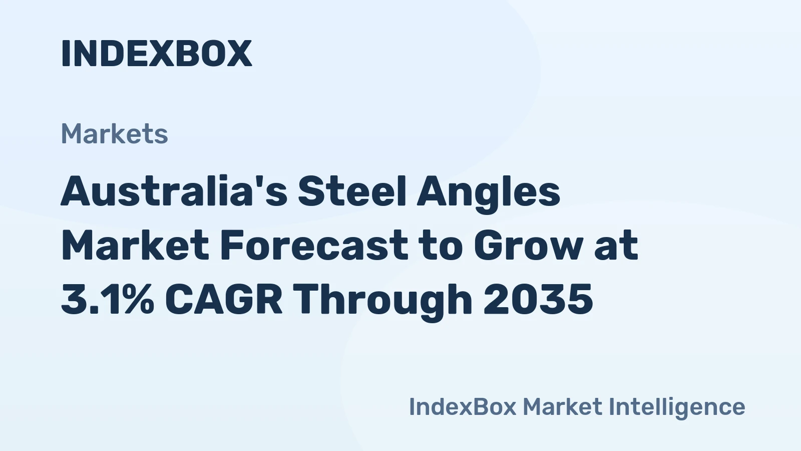 Australia's Steel Angles Market Forecast to Grow at 3.1% CAGR Through 2035