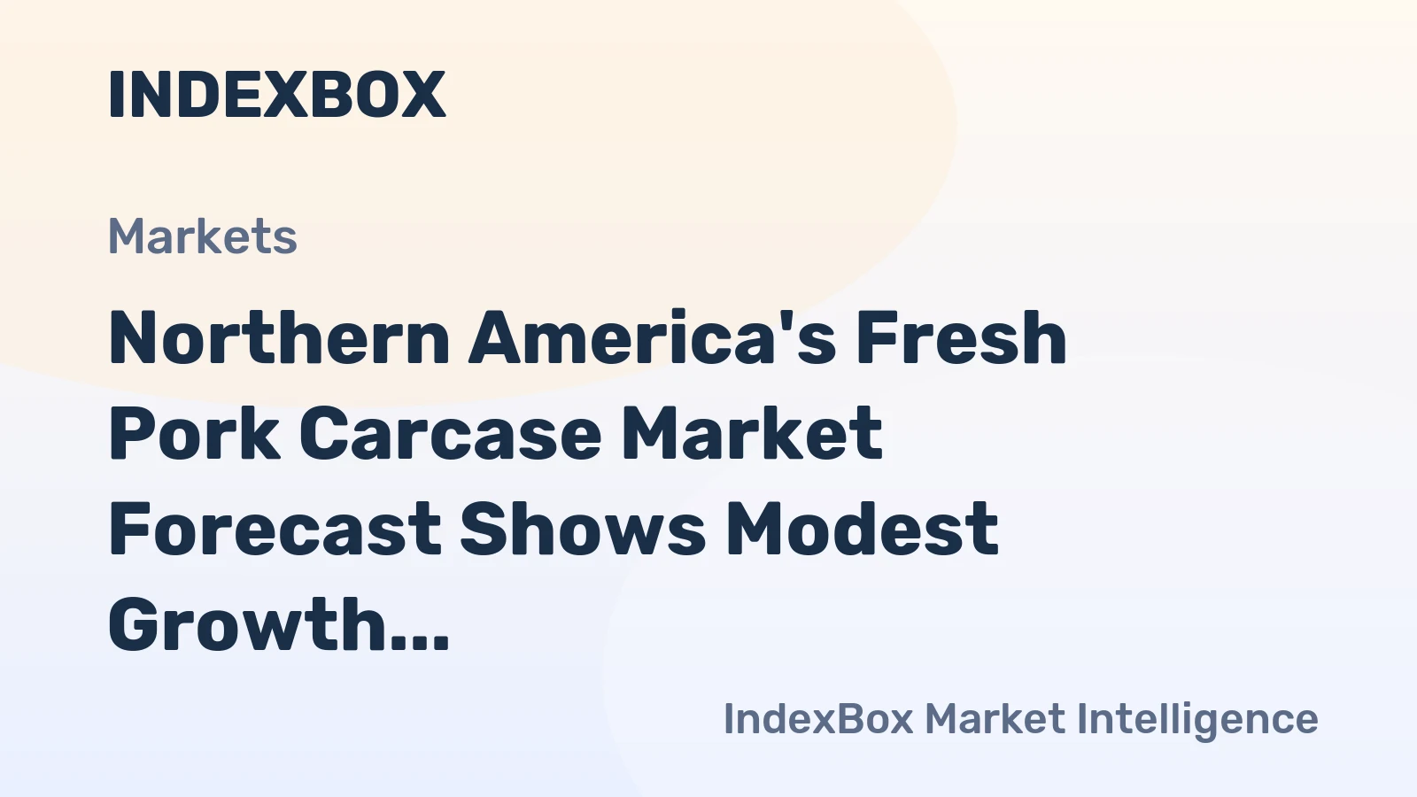 Northern America's Fresh Pork Carcase Market Forecast Shows Modest Growth With +0.2% CAGR Through 2035