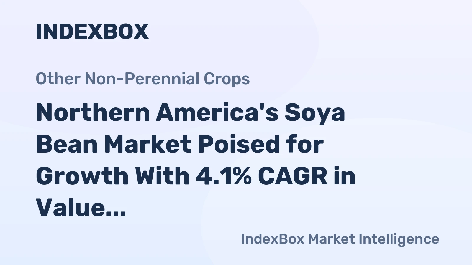 Northern America's Soya Bean Market Poised for Growth With 4.1% CAGR in Value Through 2035