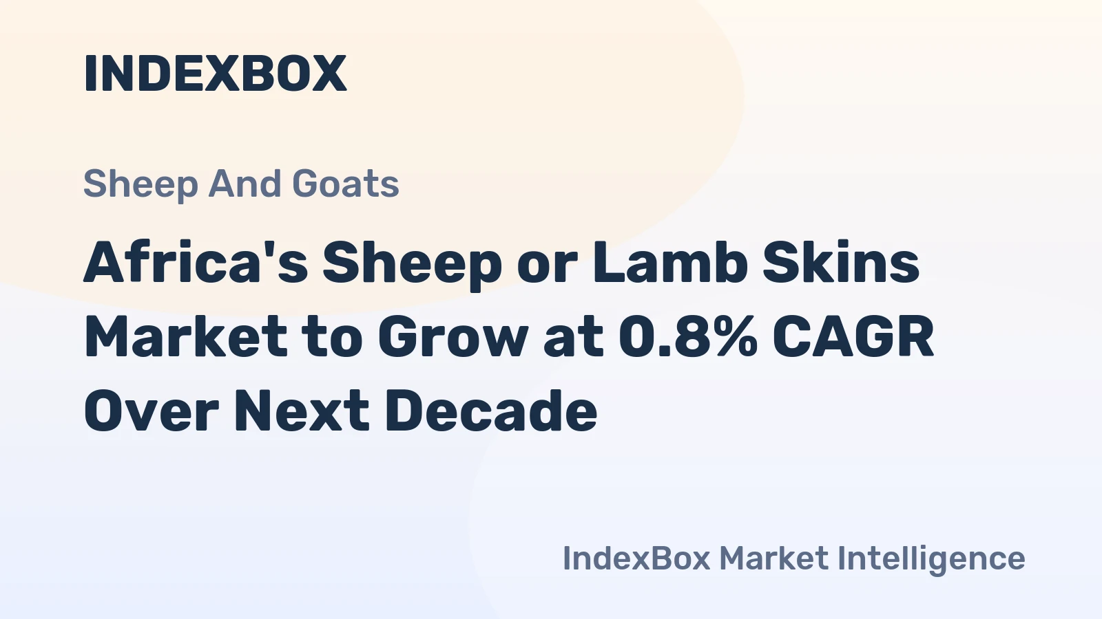 Africa's Sheep or Lamb Skins Market to Grow at 0.8% CAGR Over Next Decade