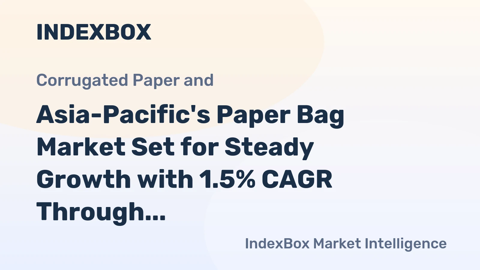 Asia-Pacific's Paper Bag Market Set for Steady Growth with 1.5% CAGR Through 2035