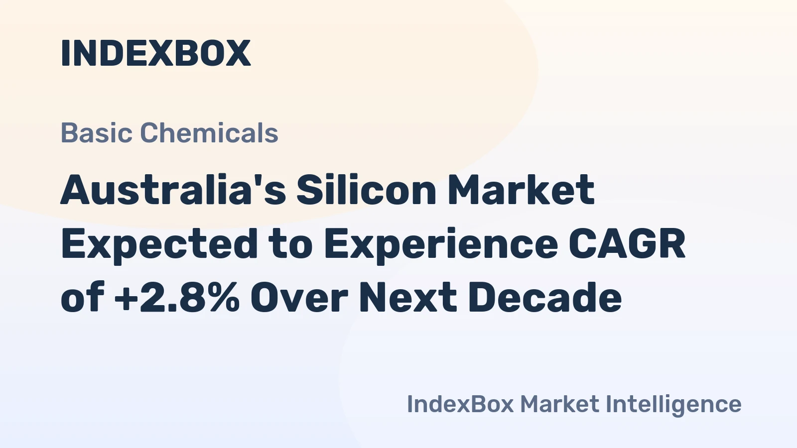 Australia's Silicon Market Expected to Experience CAGR of +2.8% Over Next Decade