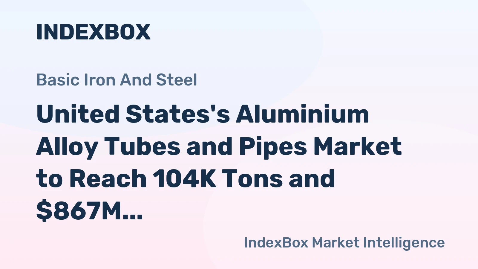 United States's Aluminium Alloy Tubes and Pipes Market to Reach 104K Tons and $867M by 2035