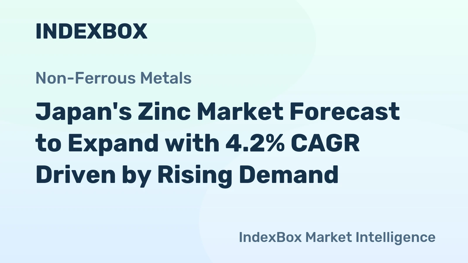 Japan's Zinc Market Forecast to Expand with 4.2% CAGR Driven by Rising Demand
