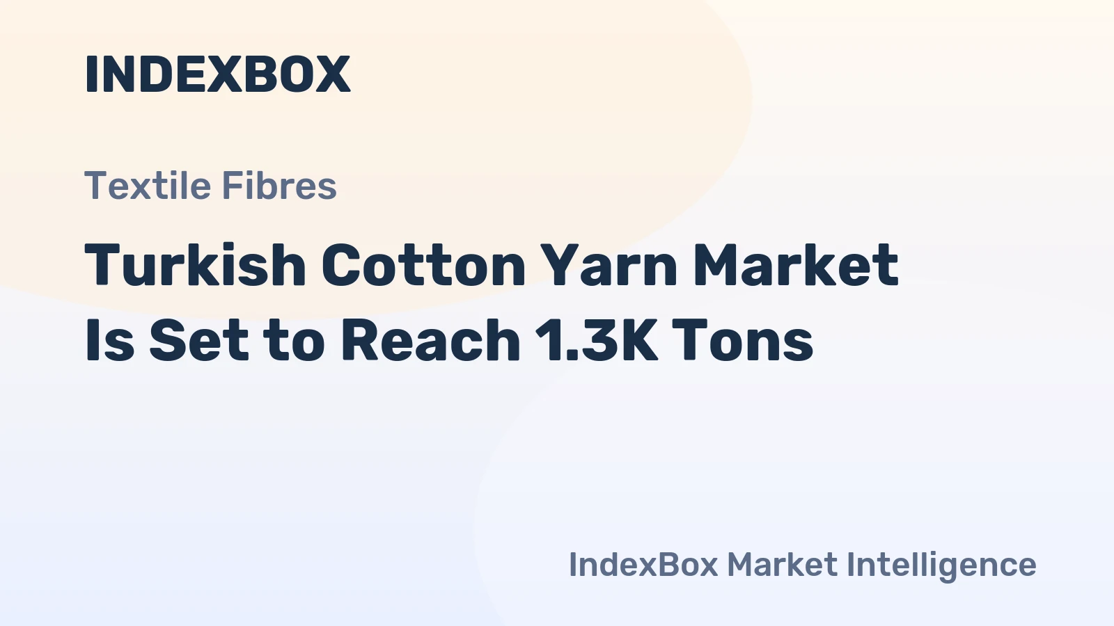 Turkish Cotton Yarn Market Is Set to Reach 1.3K Tons