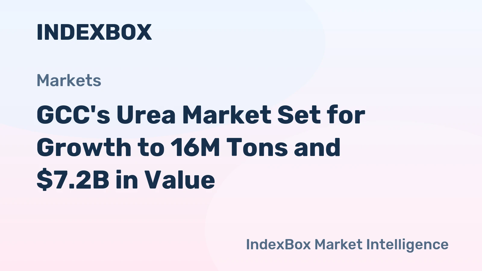 GCC's Urea Market Set for Growth to 16M Tons and $7.2B in Value