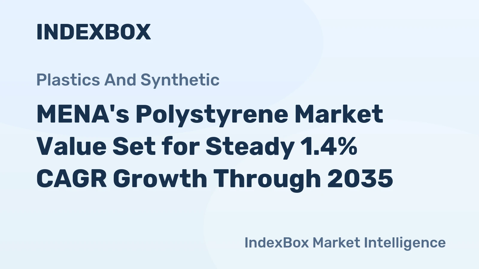 MENA's Polystyrene Market Value Set for Steady 1.4% CAGR Growth Through 2035