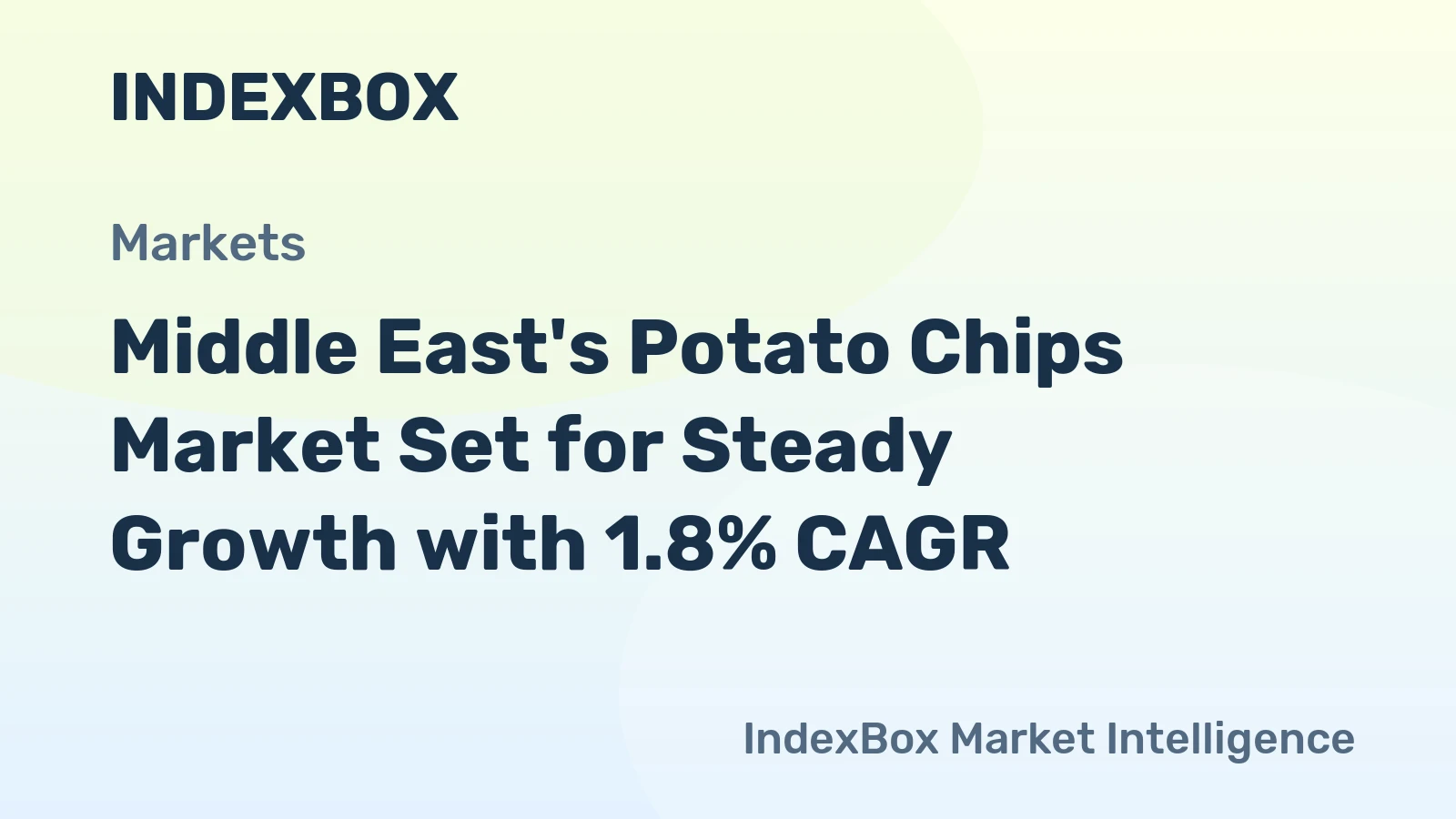 Middle East's Potato Chips Market Set for Steady Growth with 1.8% CAGR