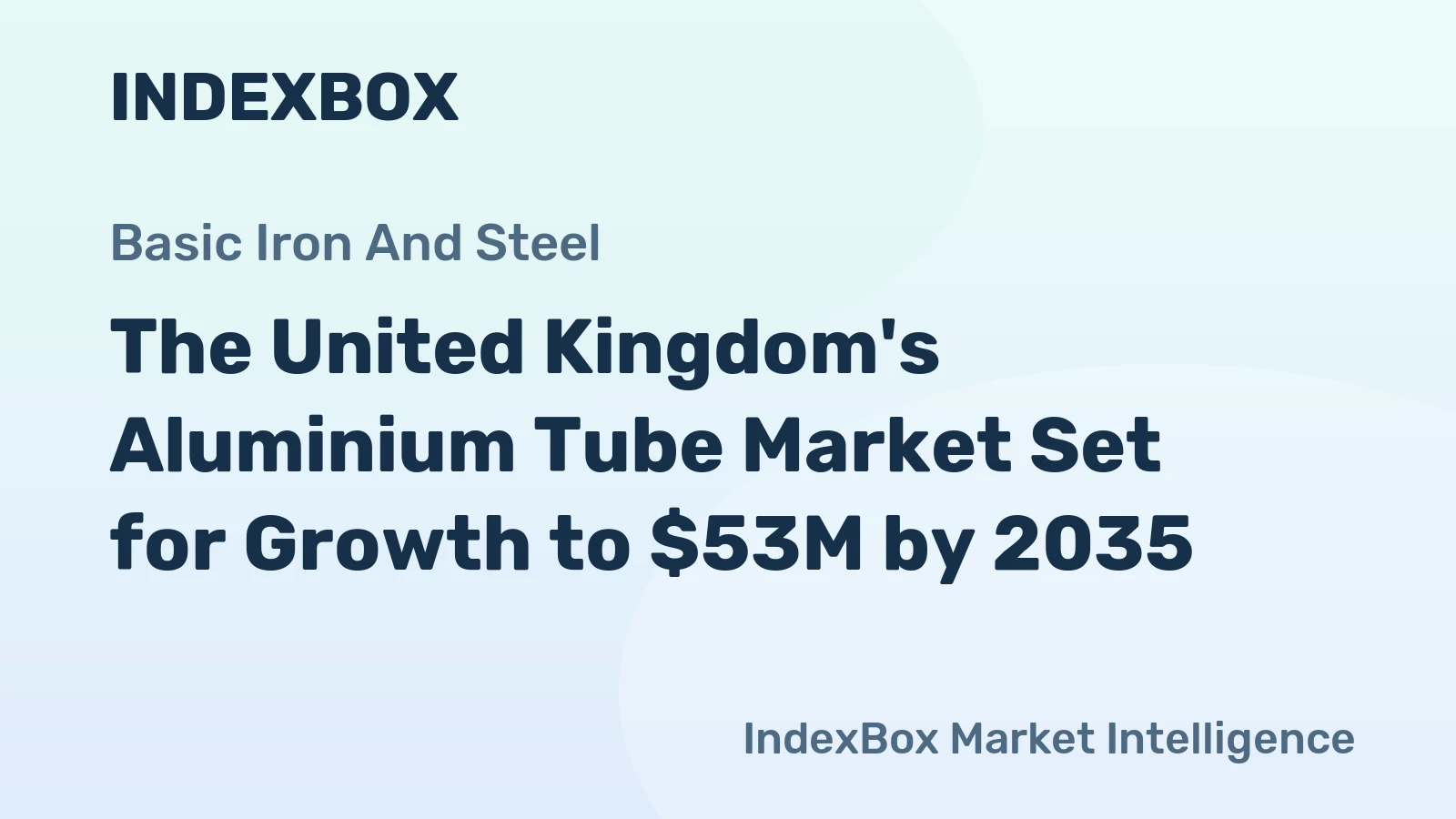 The United Kingdom's Aluminium Tube Market Set for Growth to $53M by 2035