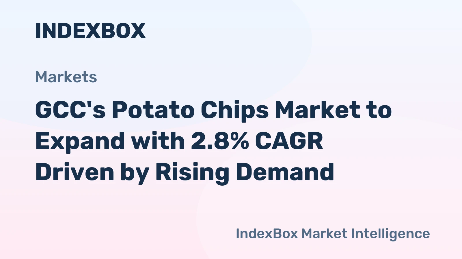 GCC's Potato Chips Market to Expand with 2.8% CAGR Driven by Rising Demand