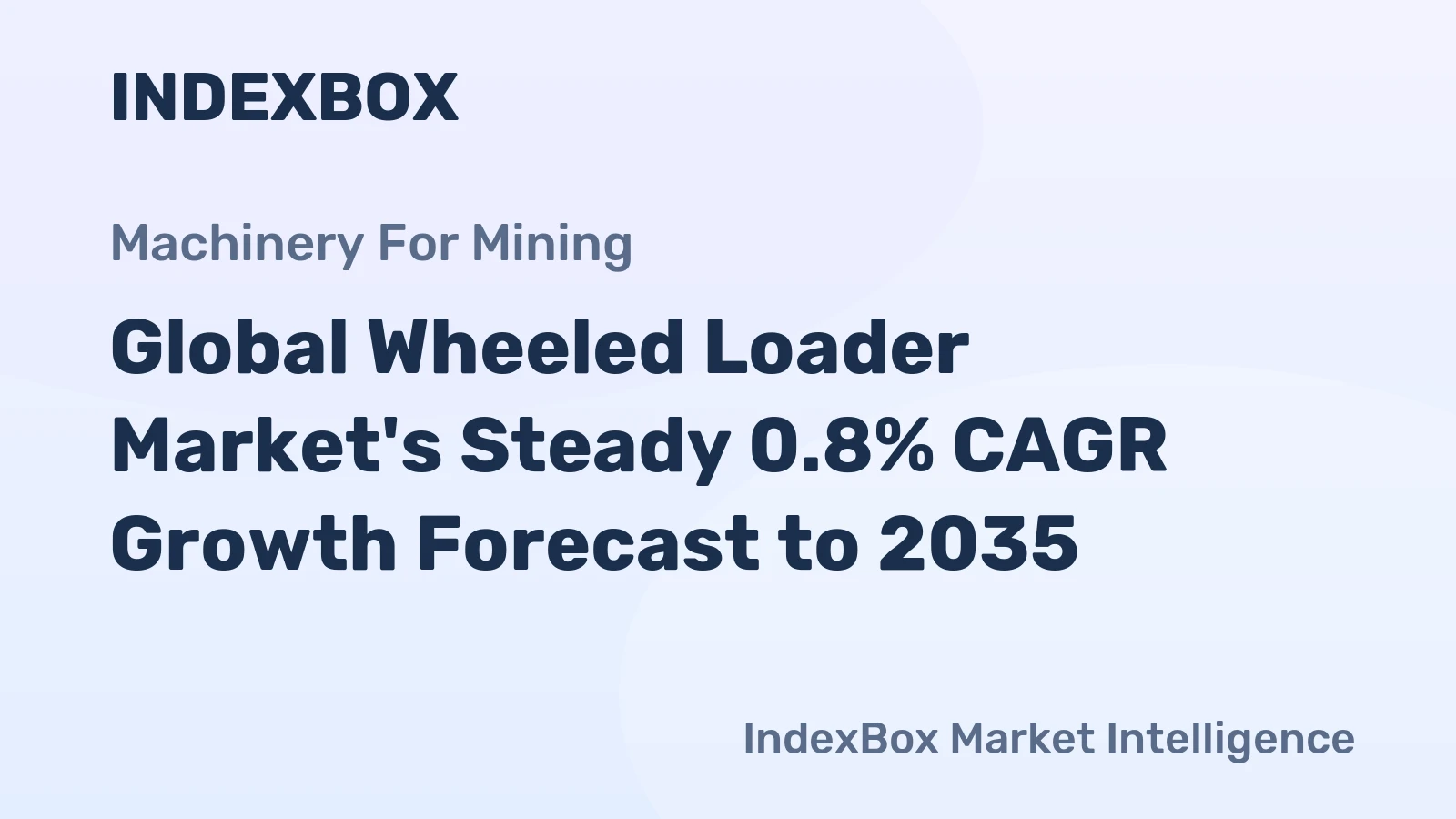 Global Wheeled Loader Market's Steady 0.8% CAGR Growth Forecast to 2035