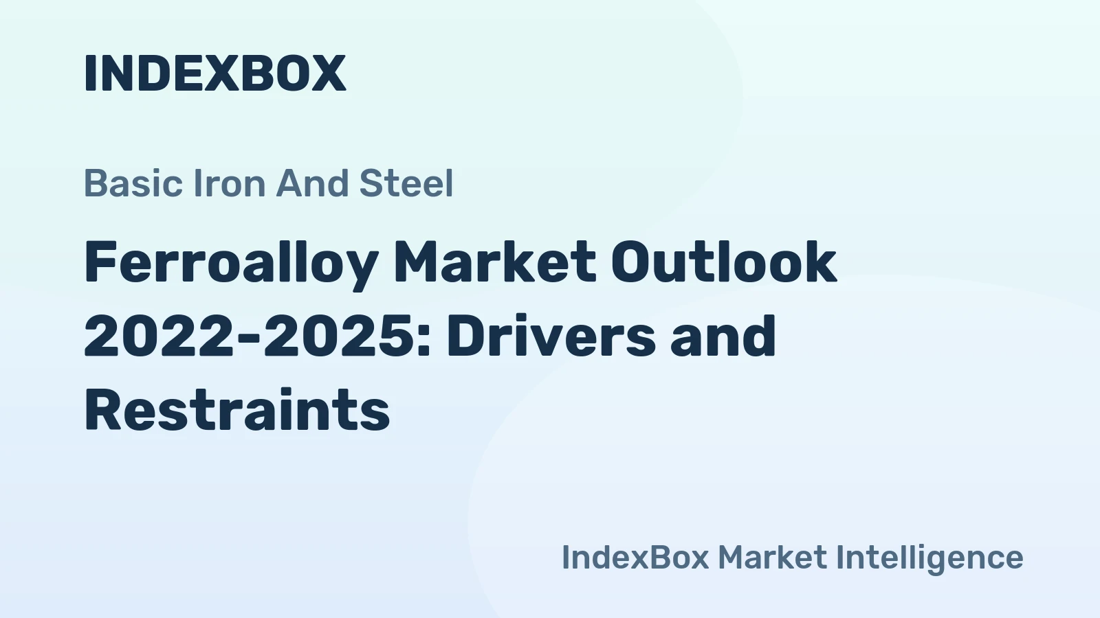 Ferroalloy Market Outlook 2022-2025: Drivers and Restraints
