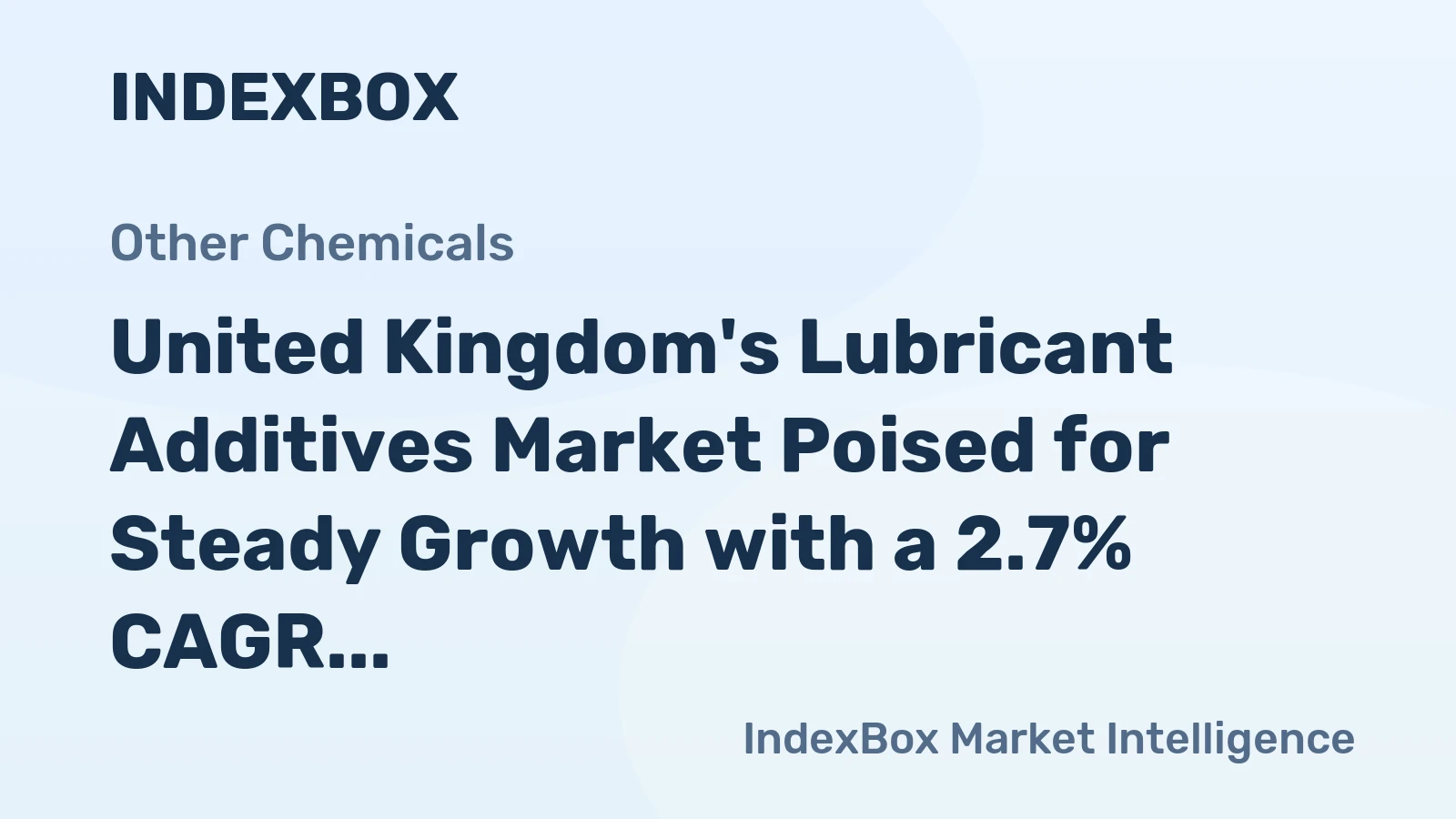 United Kingdom's Lubricant Additives Market Poised for Steady Growth with a 2.7% CAGR Through 2035