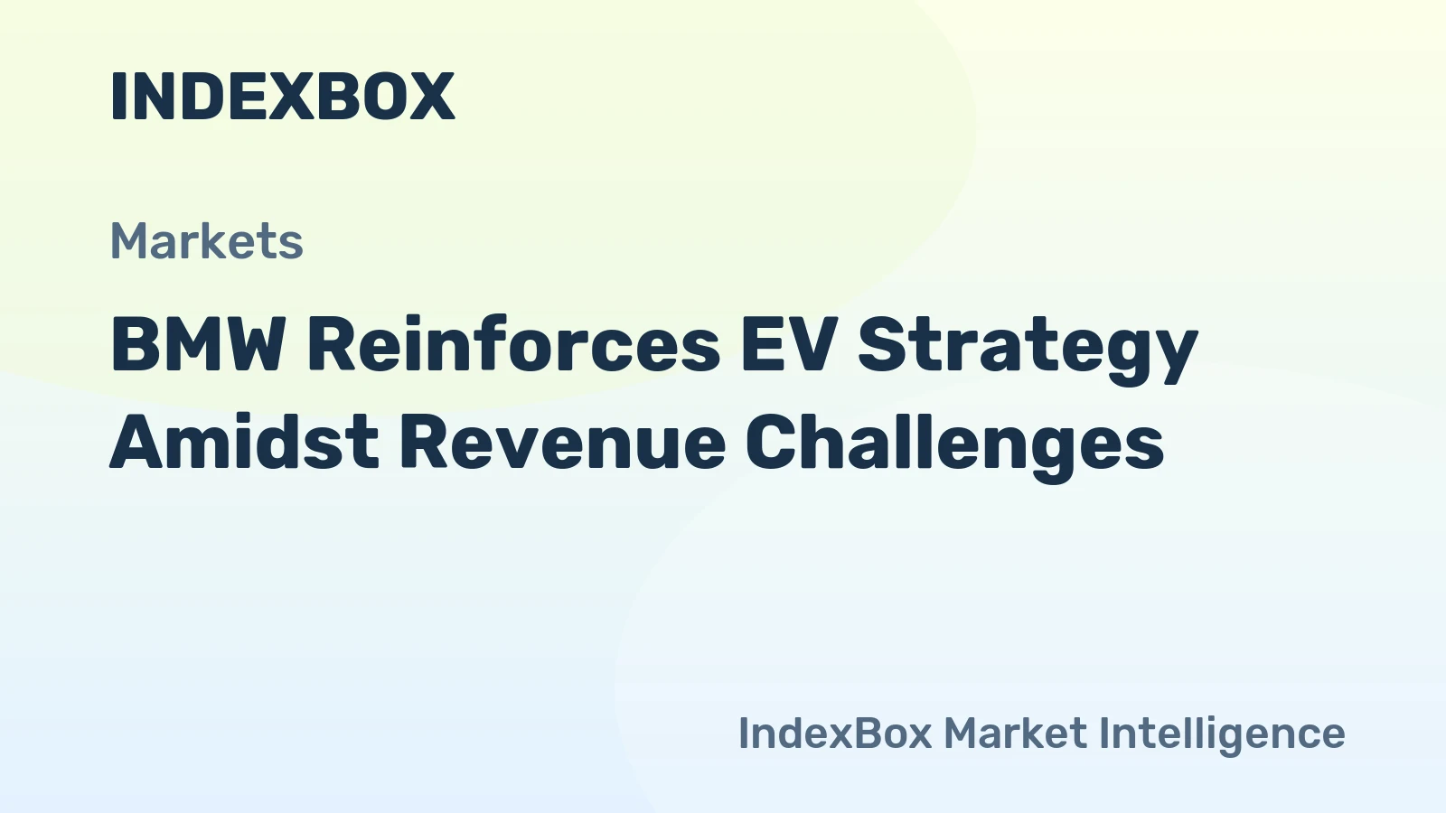 BMW Reinforces EV Strategy Amidst Revenue Challenges