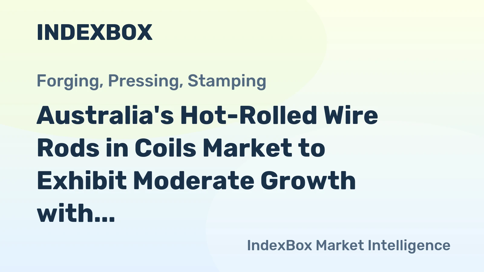Australia's Hot-Rolled Wire Rods in Coils Market to Exhibit Moderate Growth with +1.5% CAGR by 2035
