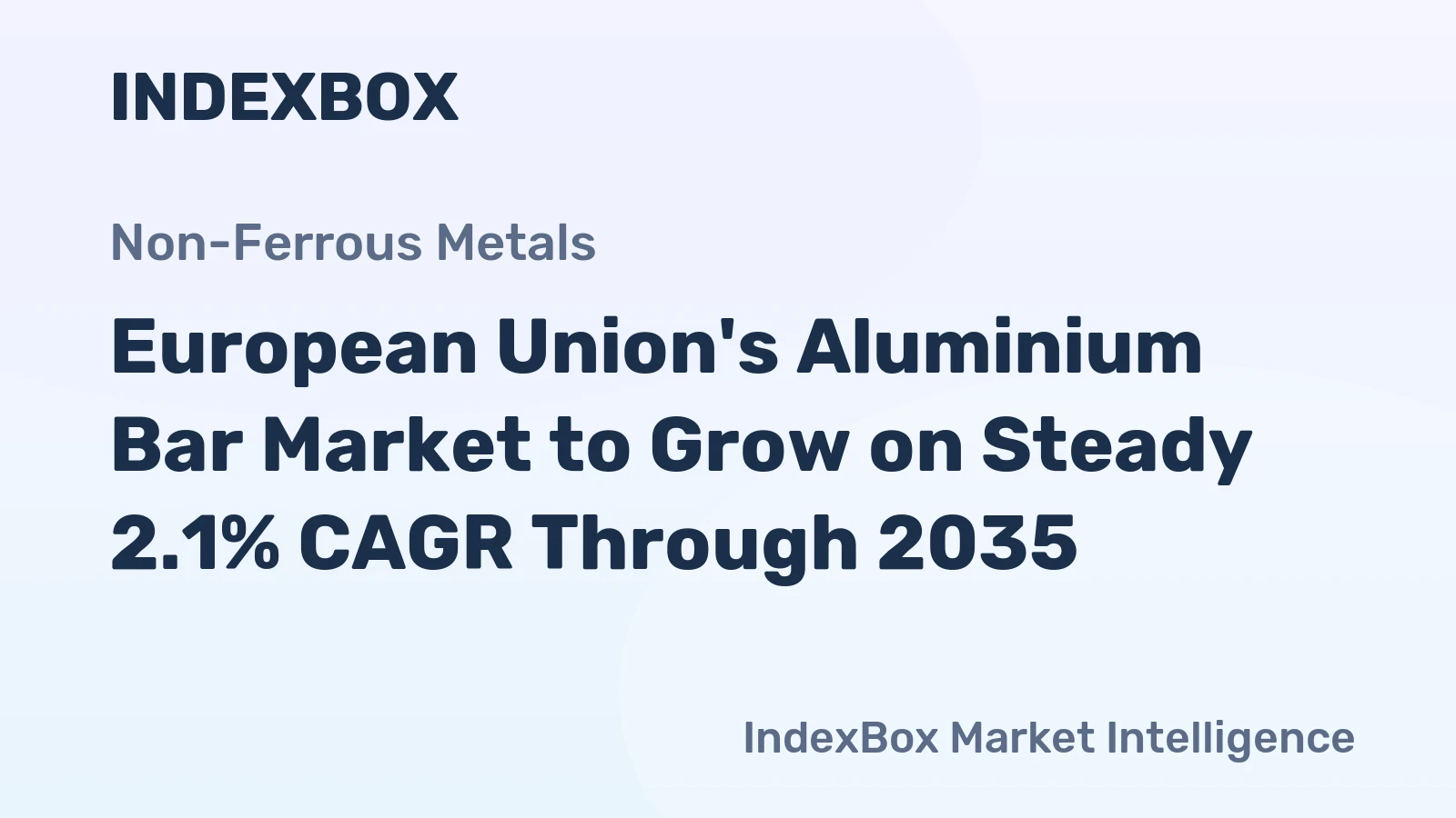 European Union's Aluminium Bar Market to Grow on Steady 2.1% CAGR Through 2035