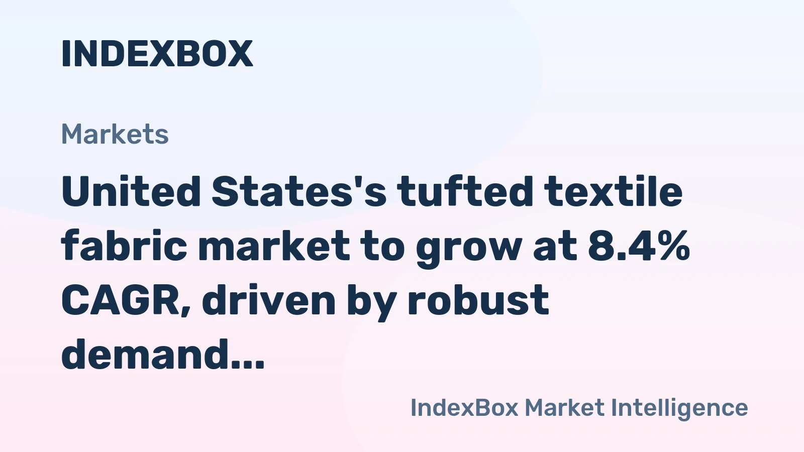 United States's tufted textile fabric market to grow at 8.4% CAGR, driven by robust demand and projected to reach $3.3M by 2035.