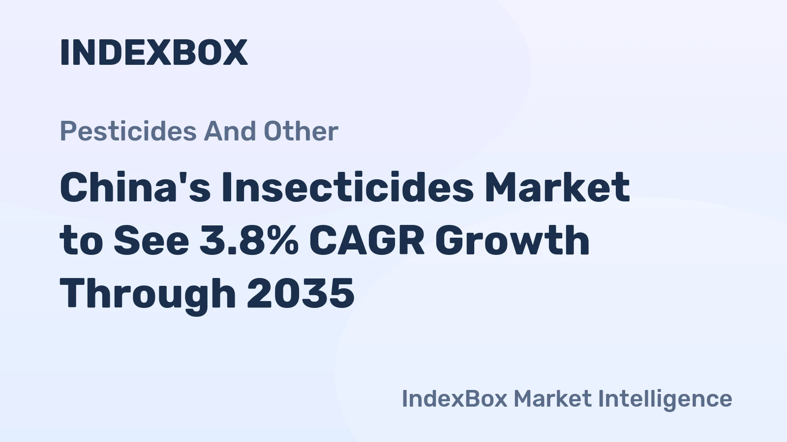 China's Insecticides Market to See 3.8% CAGR Growth Through 2035