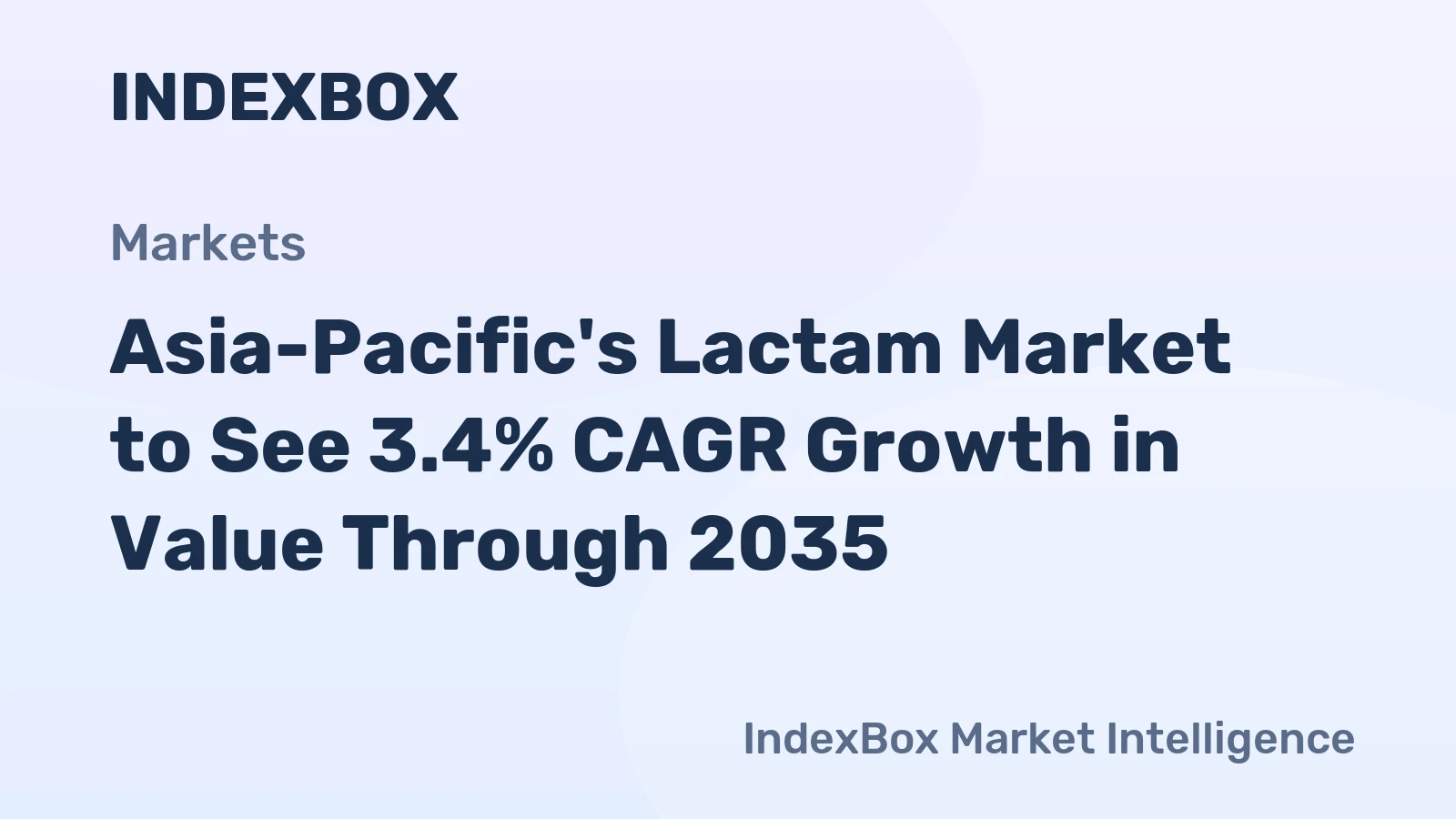 Asia-Pacific's Lactam Market to See 3.4% CAGR Growth in Value Through 2035