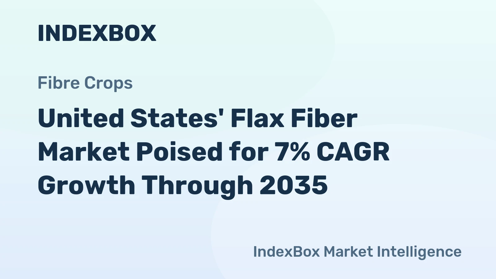 United States' Flax Fiber Market Poised for 7% CAGR Growth Through 2035